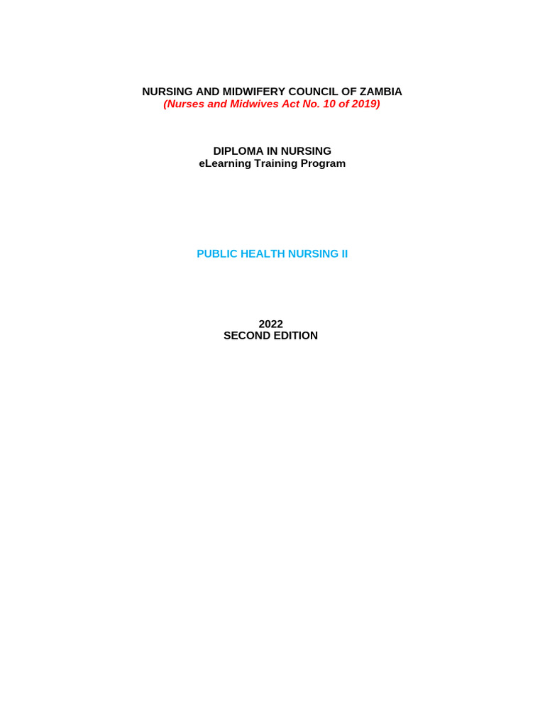Diploma in Nursing eLearning Program | PDF