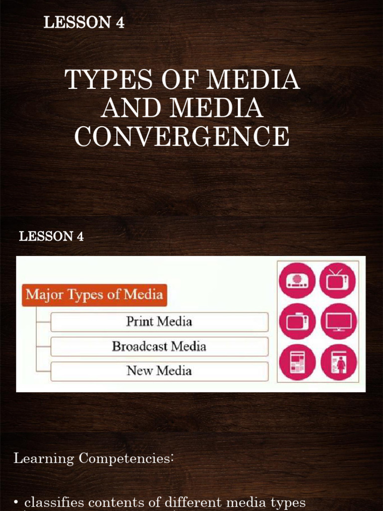 Media Types & Convergence Lesson | PDF