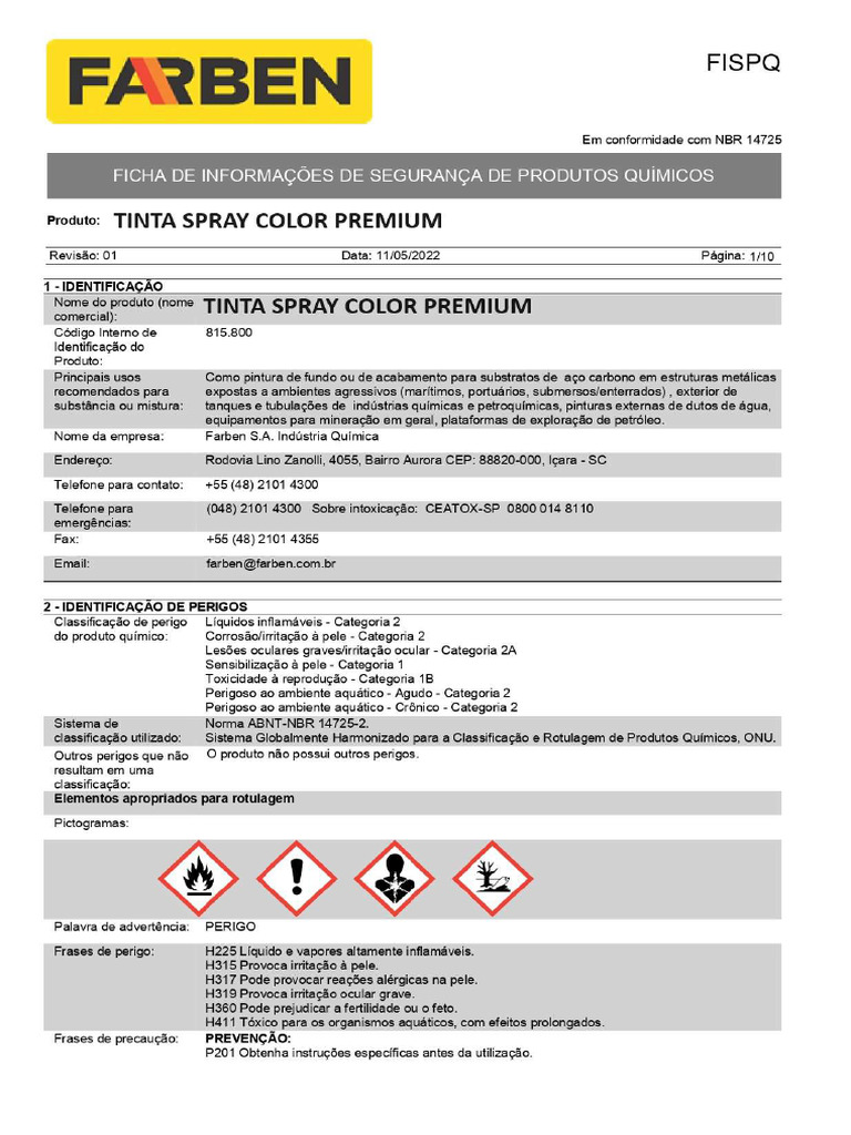 50 - Tinta Spray Color - FARBEN | PDF