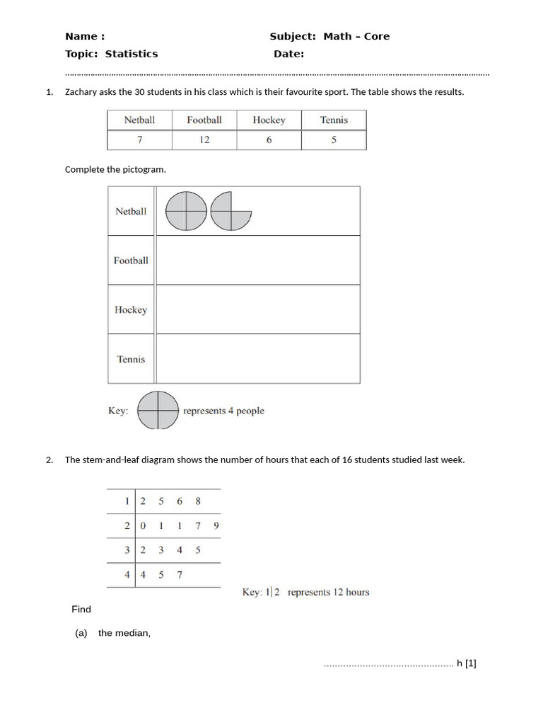 Statistics Past Paper Scribbed | PDF