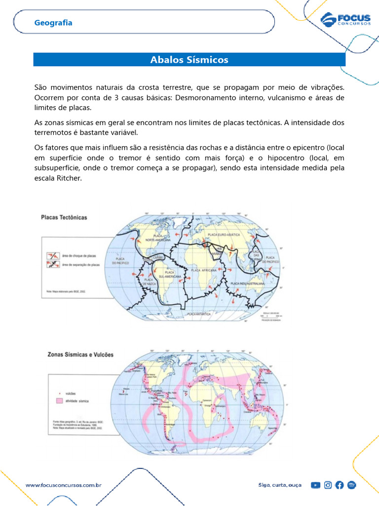 Matriz Geografia Carla Abalos Sismicos | PDF | Terremotos | Tsunami