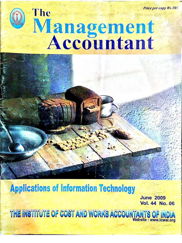 2009 Management Accounting Journal 2009 | PDF