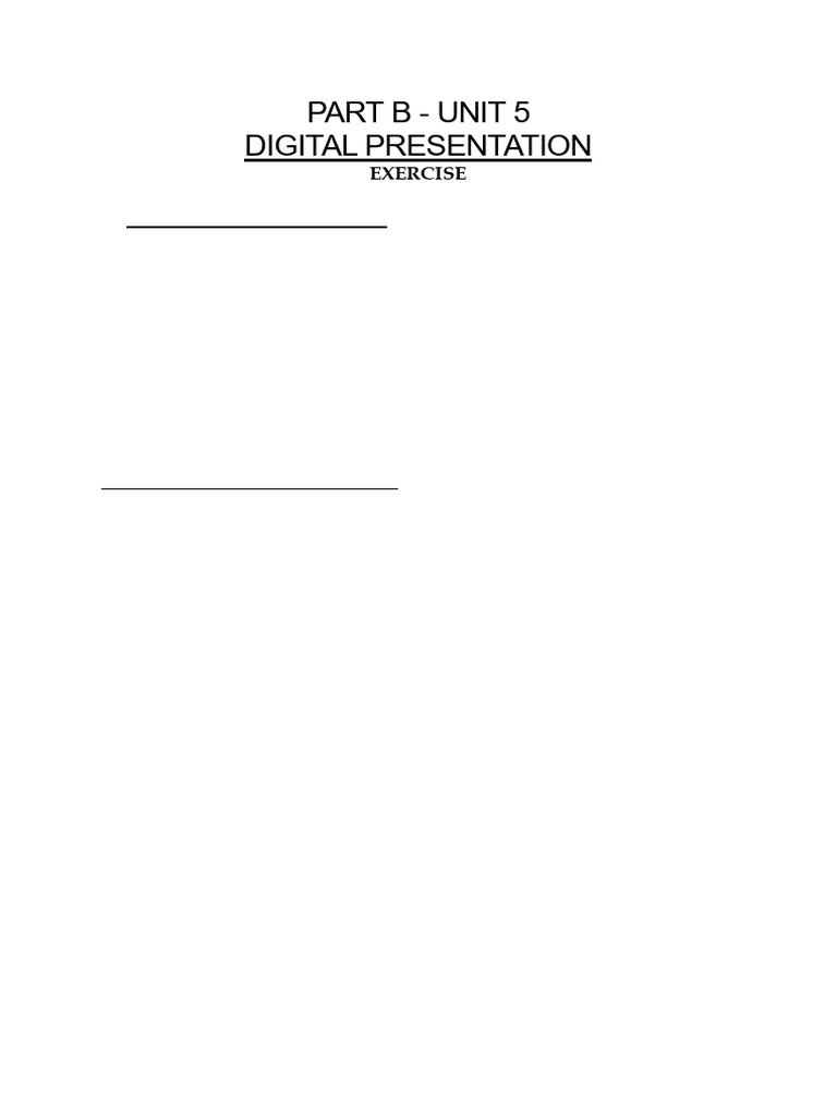 Digital Presentation - Notes | PDF | Point And Click | Icon (Computing)