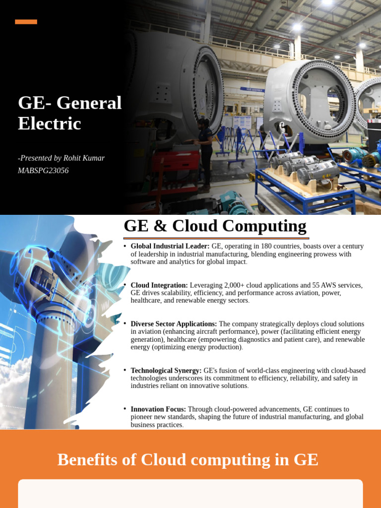 GE- General Electric | PDF | Cloud Computing | Amazon Web Services