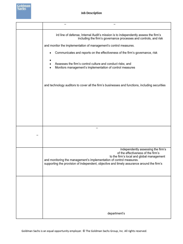 JD - AMD and Banking - Business Auditor - Analyst | PDF | Internal ...