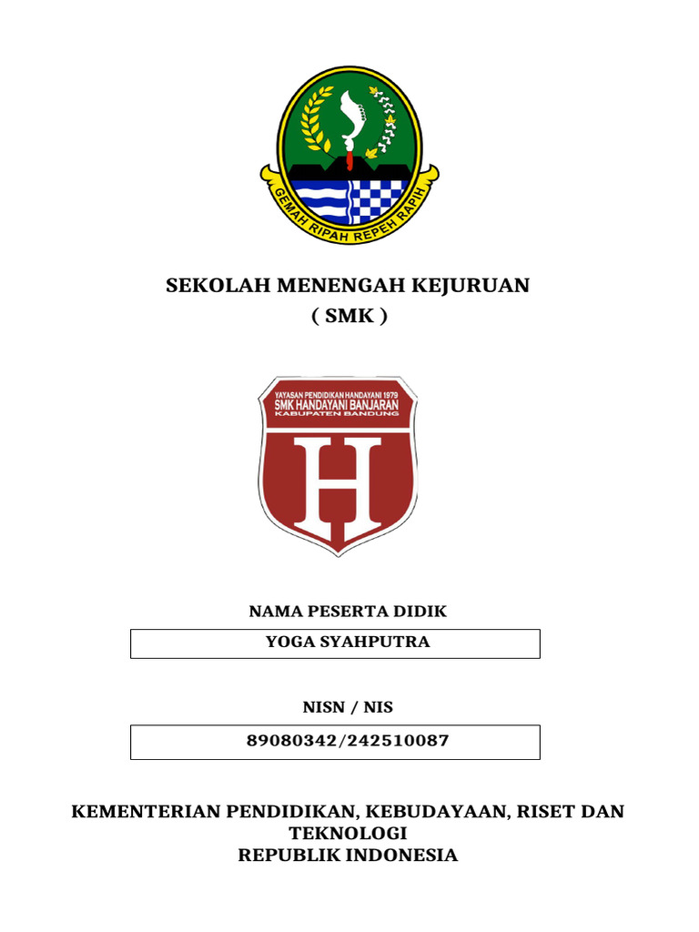 Identitas Rapor Kelas X | PDF