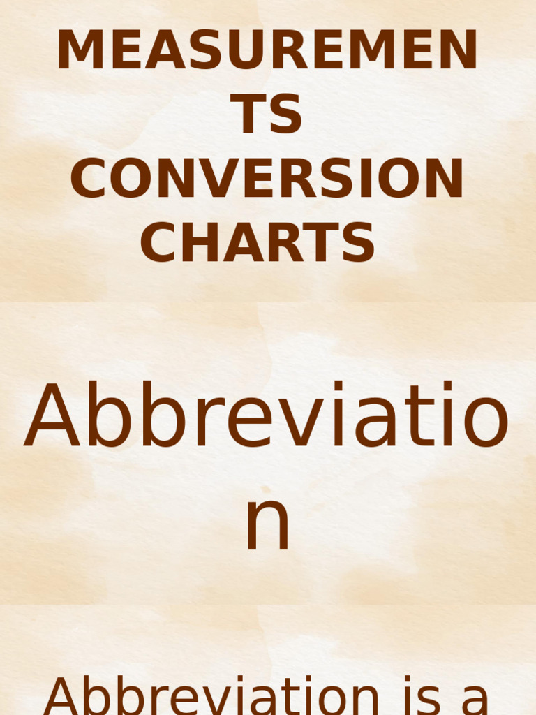 BPP Conversion of Units-Copy 2 | PDF