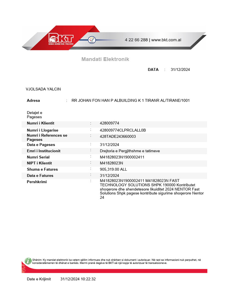 Pagesa Sigurimesh Nentor 2024 | PDF