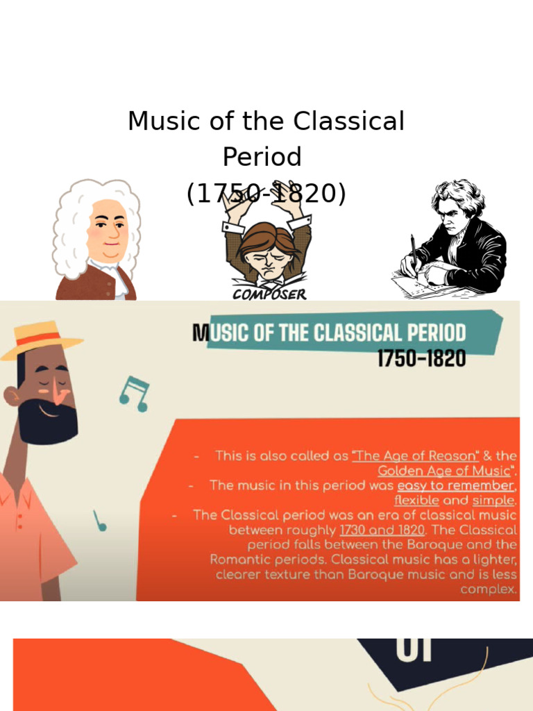 Classical Period Music (1750-1820) | PDF