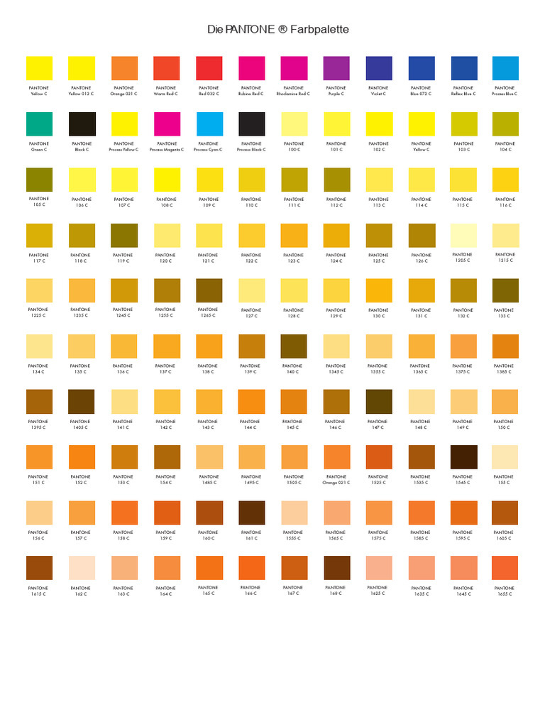 Pantone C-6 (2024-10-14 07 - 14 - 40) | PDF | Yellow | Artistic Techniques