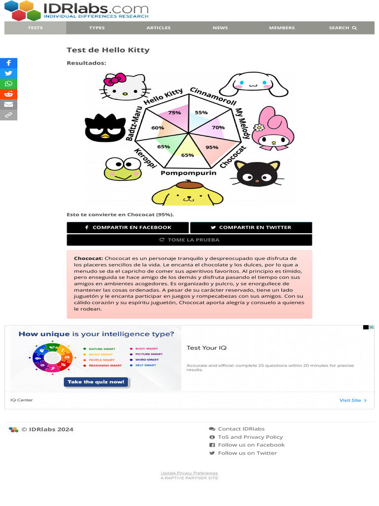 Test de Hello Kitty | PDF