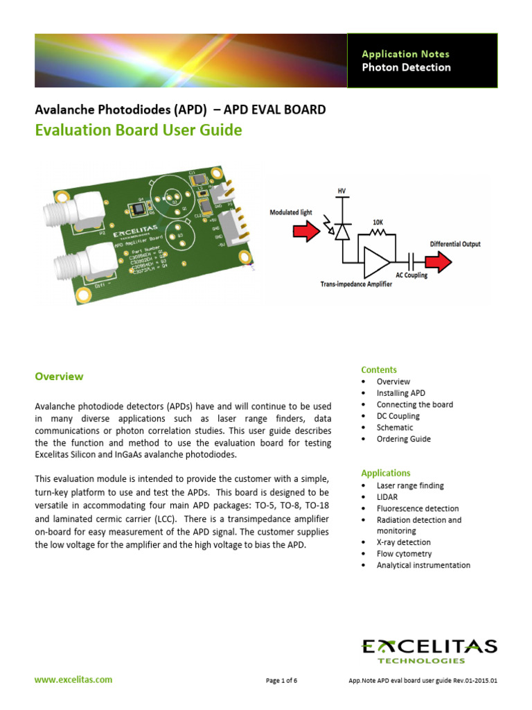 APD_Evaluation_Board_UG | PDF | Printed Circuit Board | Electrical ...