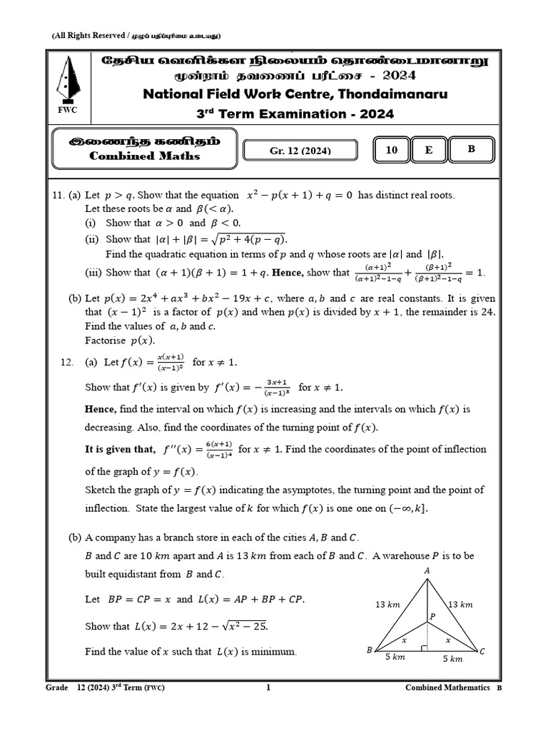 Part - II B E.M | PDF | Mathematics