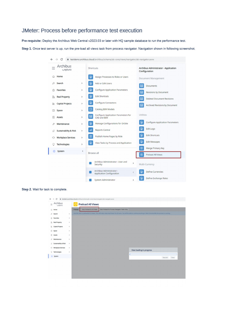 AD-JMeter - Process Before Performance Test Execution-300524-032018 | PDF