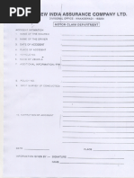 NIA Motor Claim Form | PDF