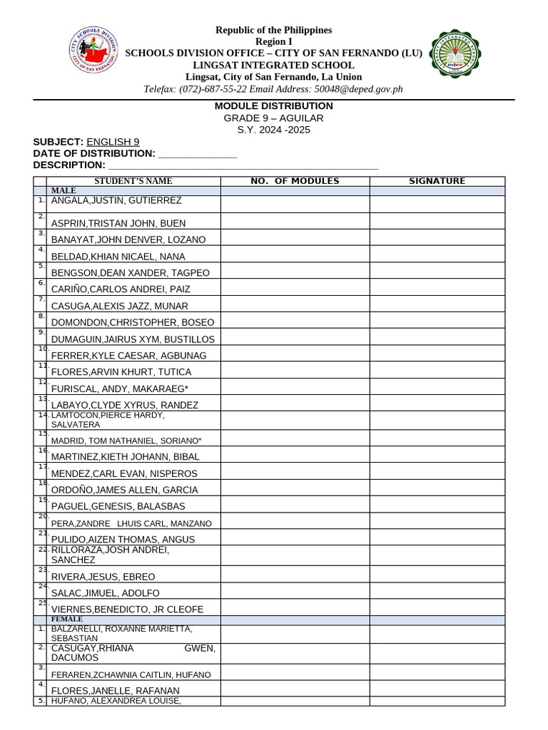 ATTENDANCE-AGUILAR - Module | PDF