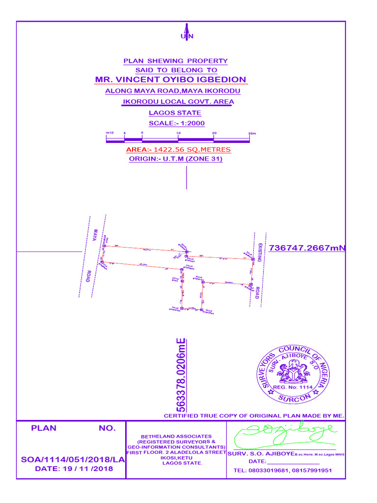 Cadastral Survey | PDF