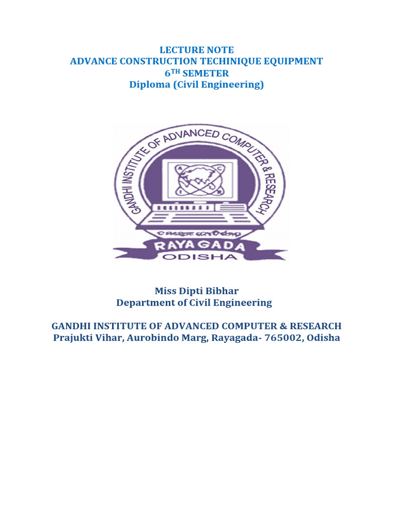 Advanced Construction Materials Guide | PDF | Sanitary Sewer ...