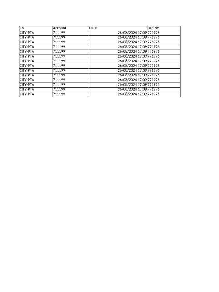 City PTA Invoice Summary 2024 | PDF
