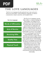 The Five Love Languages | PDF | Love | Communication