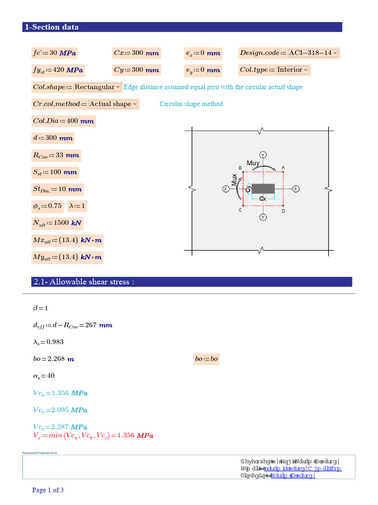 Slab punch-Int.col | PDF | Structural Engineering | Geometry Slab punch-Int.col | PDF | Structural Engineering | Geometry