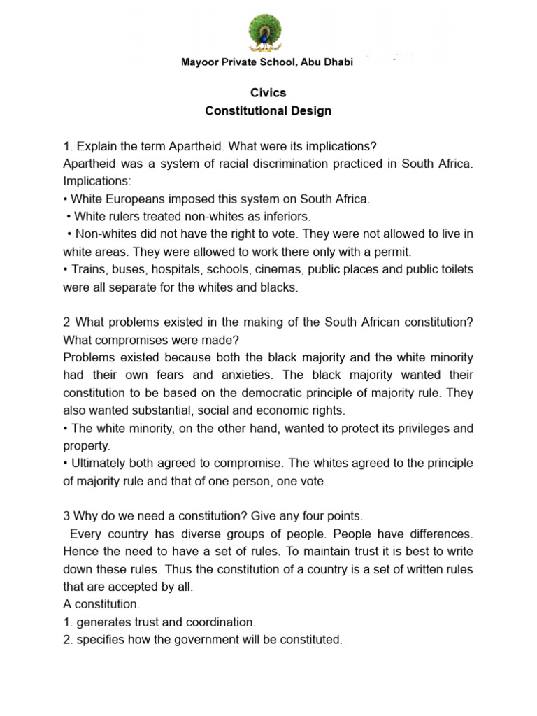 Understanding India's Constitutional Design | PDF | Constitution ...