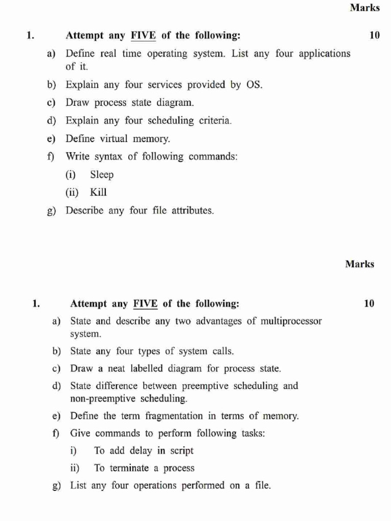 2 Marks Question | PDF