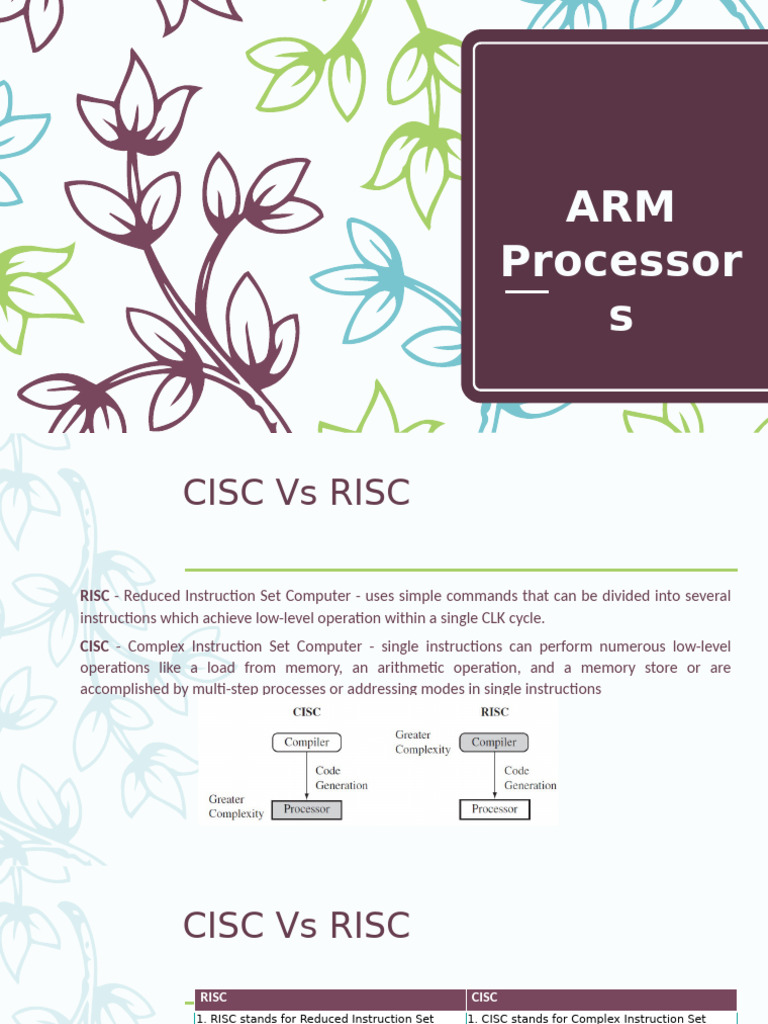 L0.ARM Architecture, Instruction 1 | PDF | Central Processing Unit ...