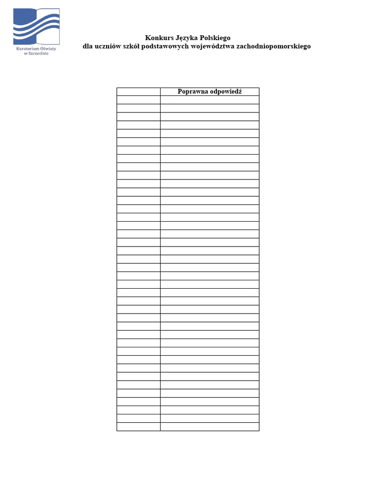 Polski Rejon 23 24 Klucz Końcowe | PDF