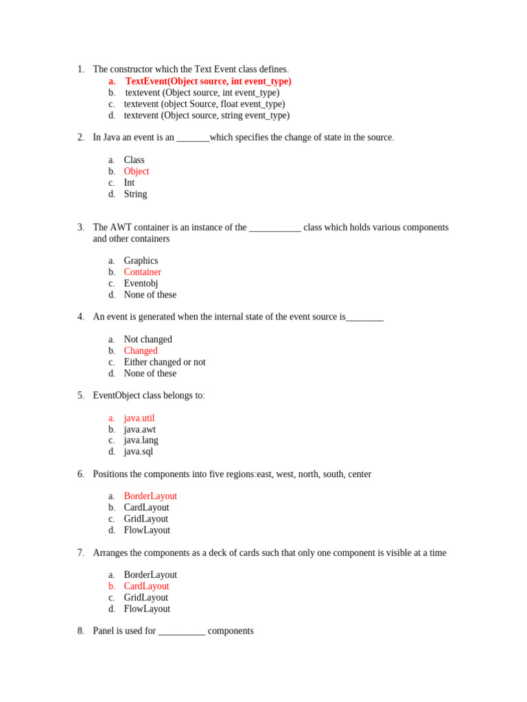 Preboard w23 Question Bank | PDF | Port (Computer Networking) | Network ...