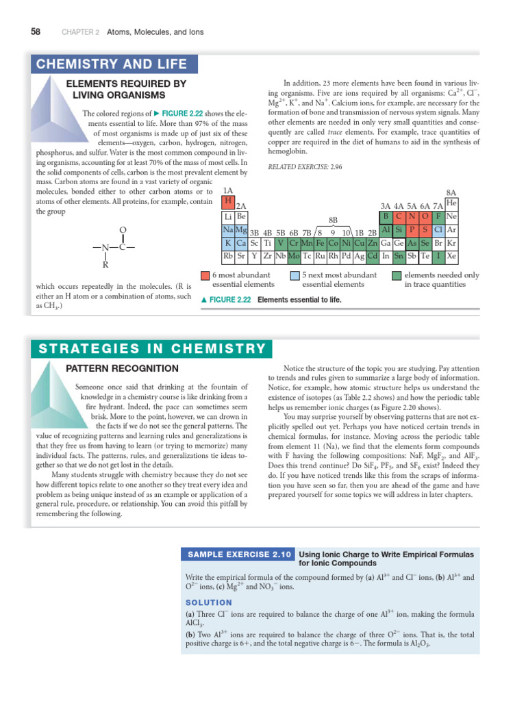 Strategies in Chemistry | PDF | Chemical Elements | Chemical Compounds