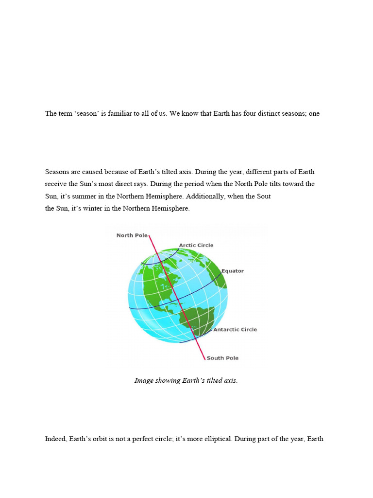 Seasons of The Earth, Tides and Moon Phases | PDF | Tide | Night