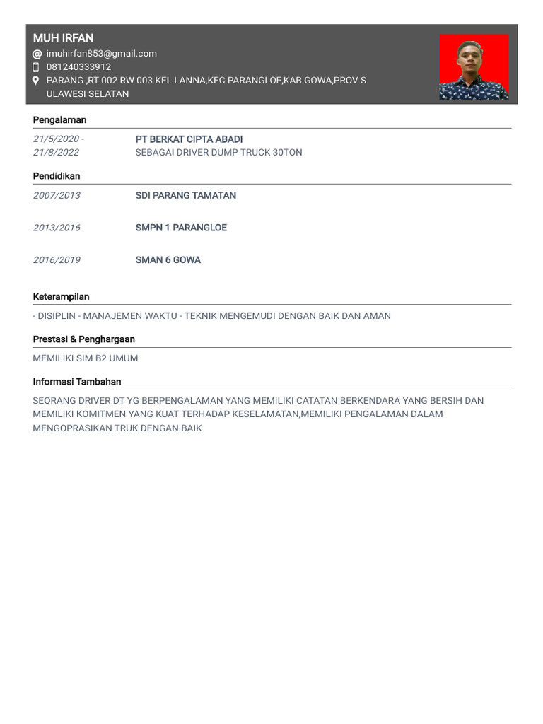 File Irfan PDF | PDF