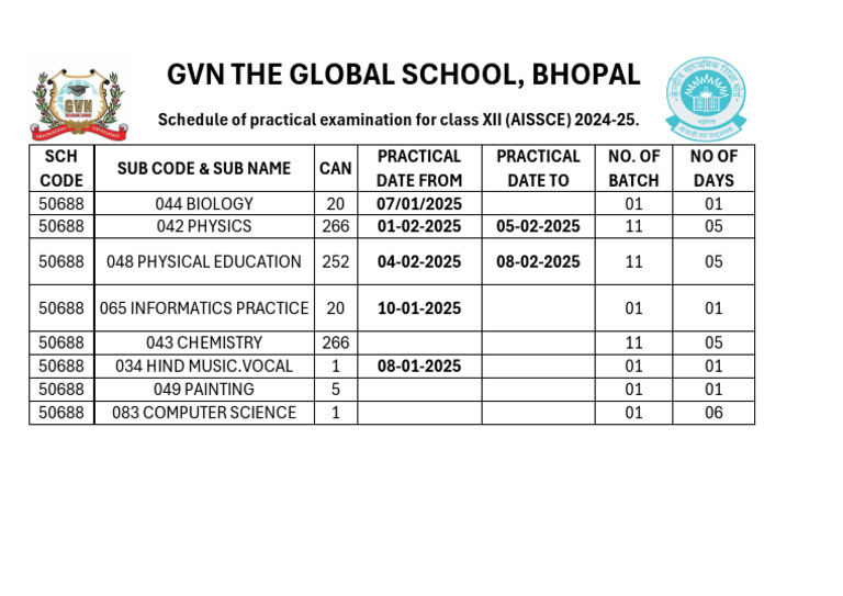 Xii Practical Exam New | PDF