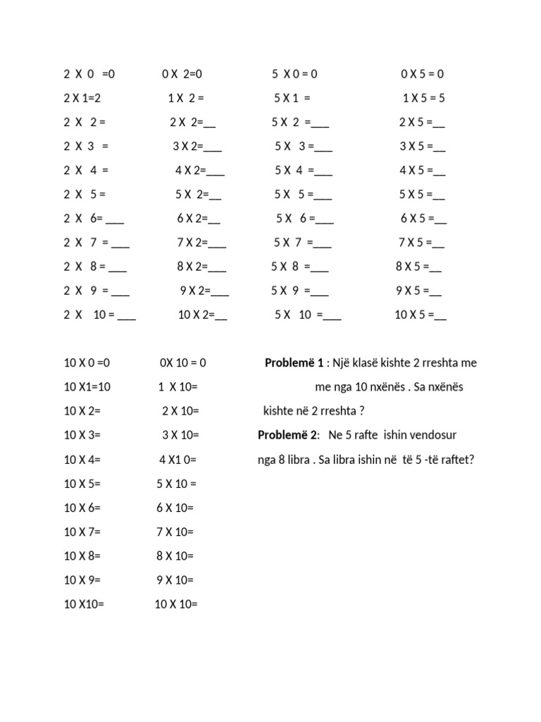 Detyra Ne Matematike | PDF