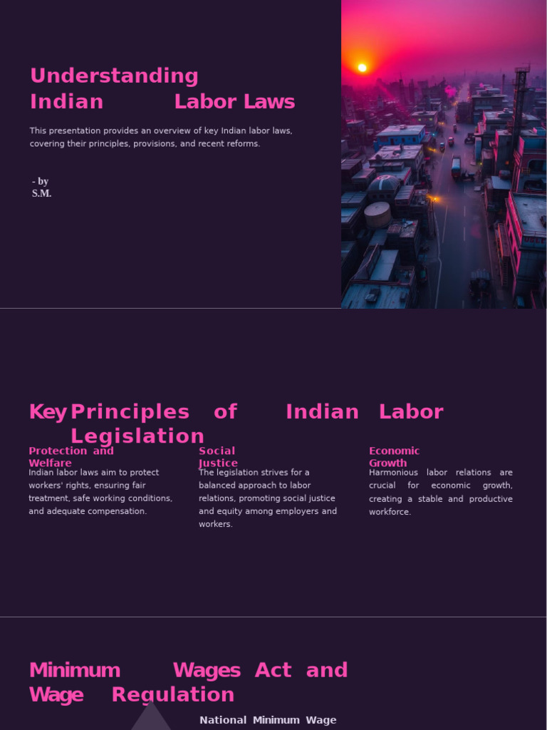 Understanding Indian Labor Laws | PDF | Employment | Labour Law