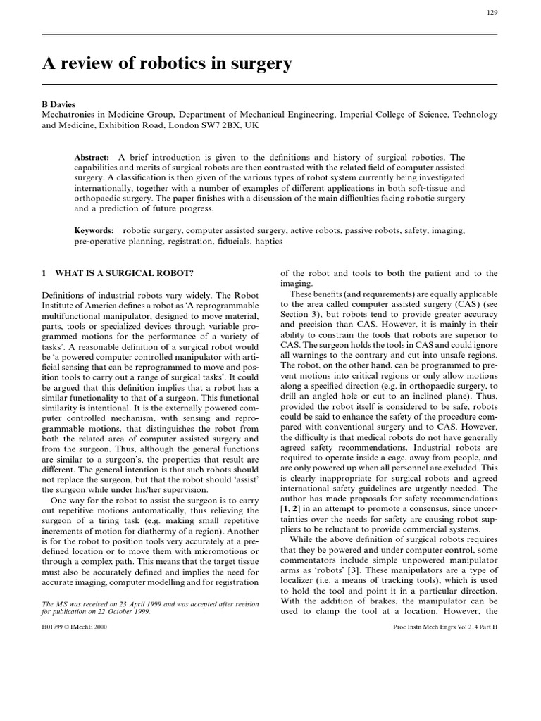 Document | PDF | Robot | Robotics