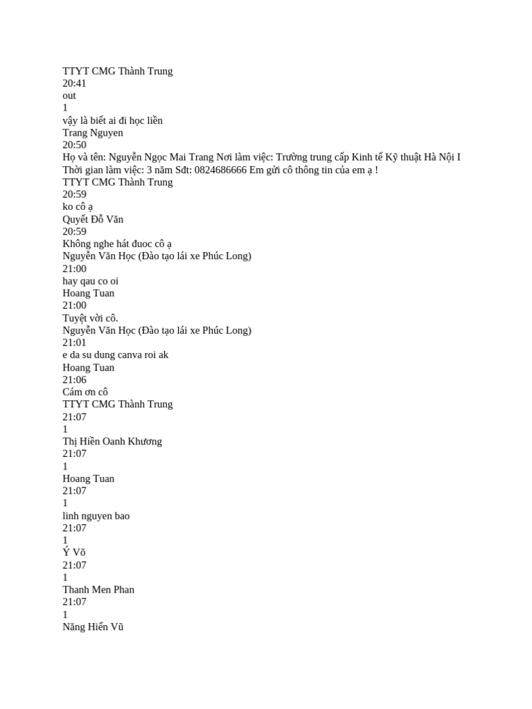 Thao Luan Buoi 1 | PDF