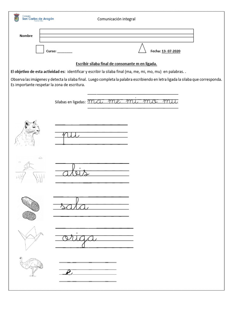 13-07-2020-Escribir-silaba-final-en-ligada1 | PDF