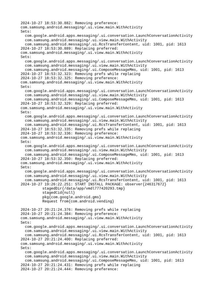PM Debug Info | PDF | Android (Operating System) | Smart Devices