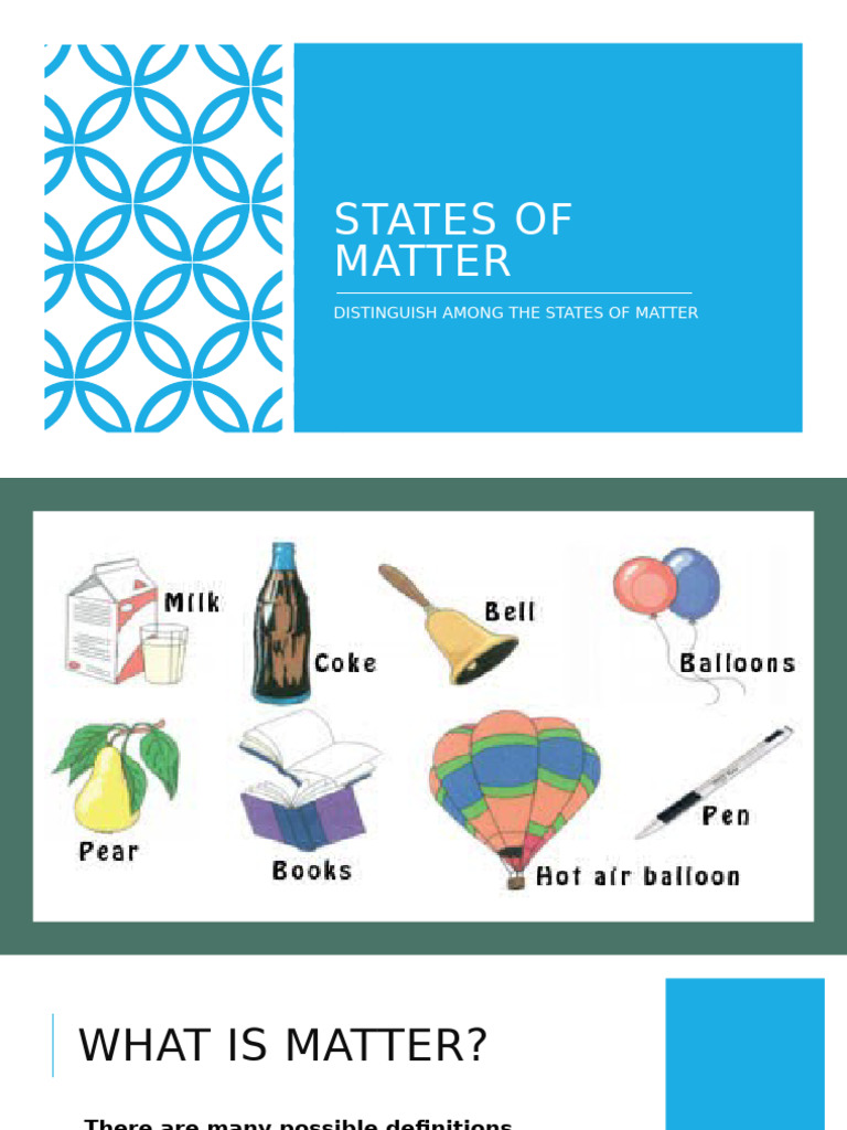 Understanding States of Matter | PDF | Matter | Liquids