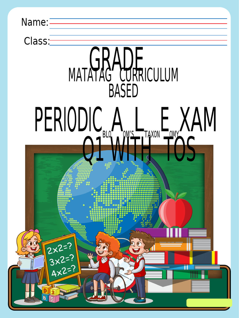 Q1 G1 Periodical Exam-MATH (1) | PDF | Rectangle | Mathematics