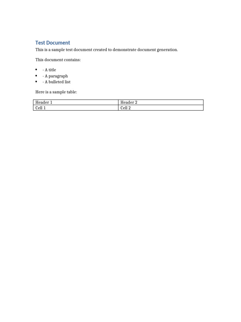 Sample Document Overview | PDF