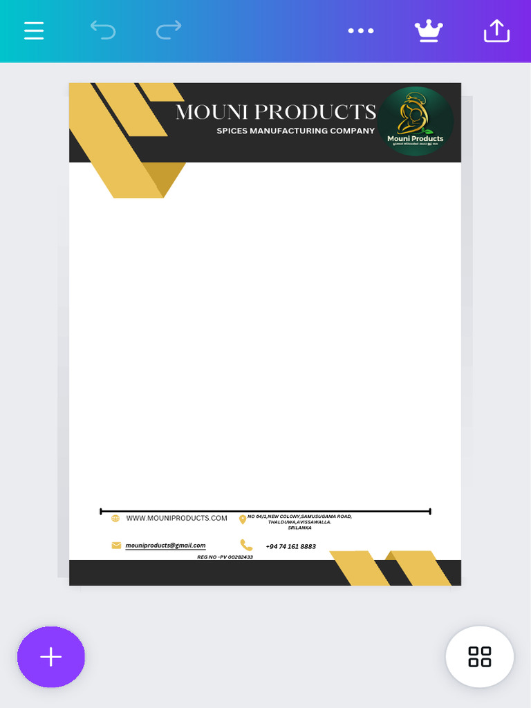 Brown White Professional Formal Letterhead - A4 | PDF