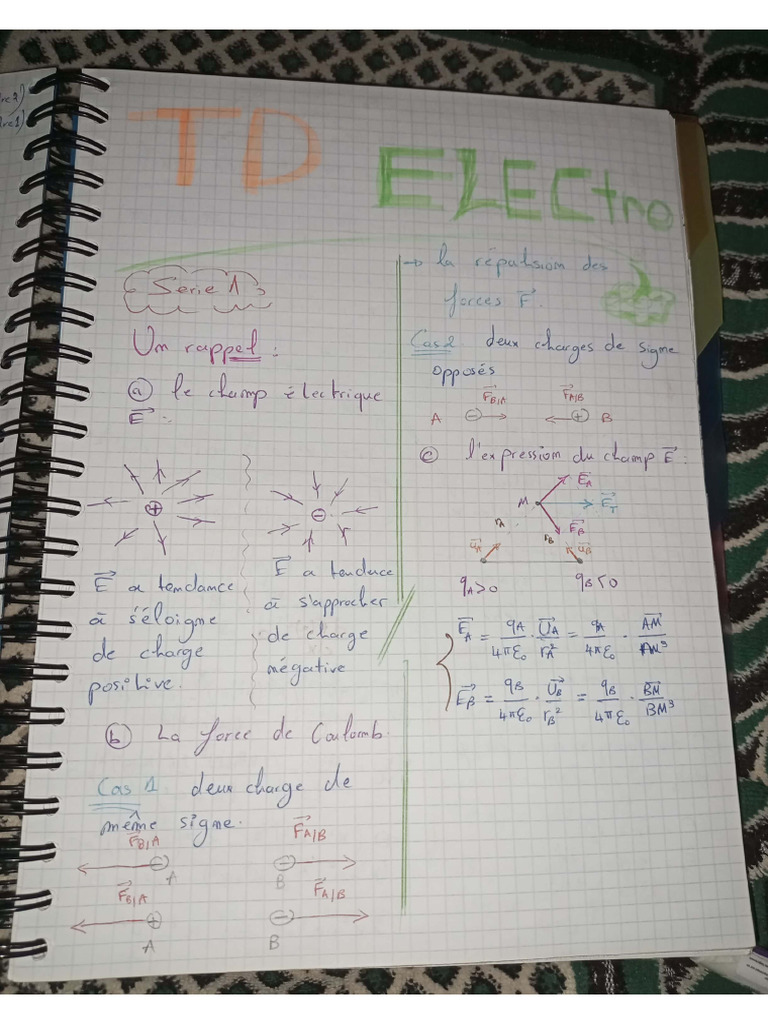 Corrigé Serie 1,2,3,4 ELECTRO-2 | PDF