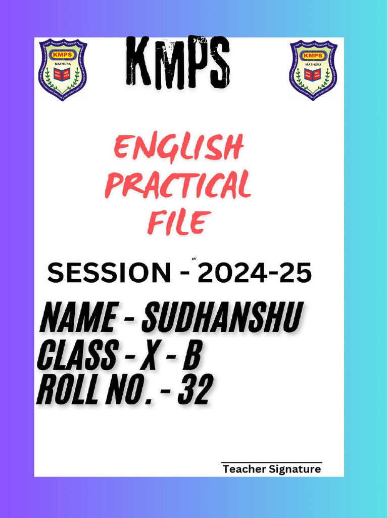 English Practical File PDF | PDF | Innovation
