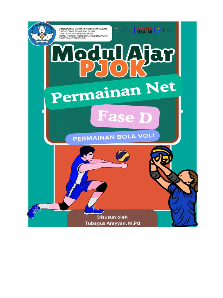 Modul Ajar Pendidikan Jasmani, Olahraga, Dan Kesehatan (PJOK) - Pasing Bola Voli Tanpa Sakit Dan ...