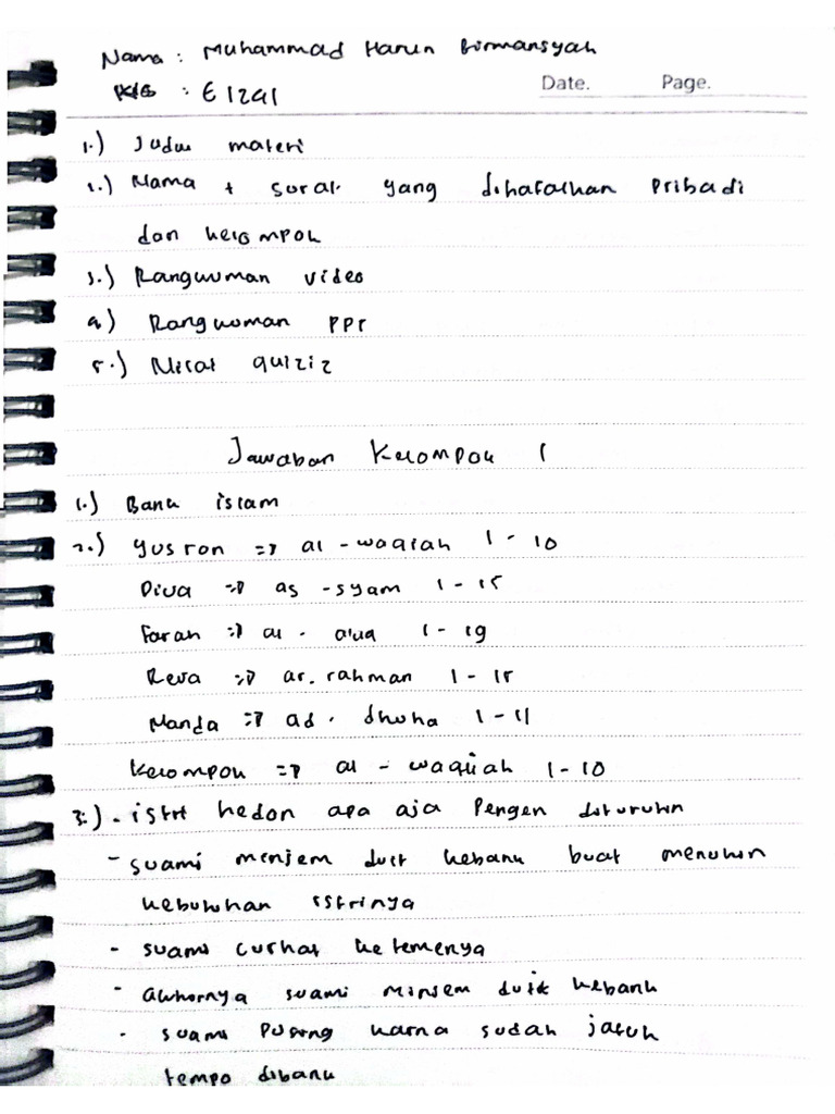 Muhammad Harun Firmansyah_E1241 | PDF