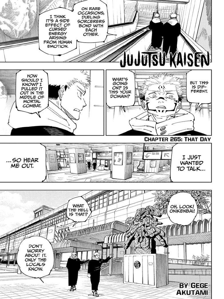 Jujutsu Kaisen Chapter 265 @mangadevil | PDF