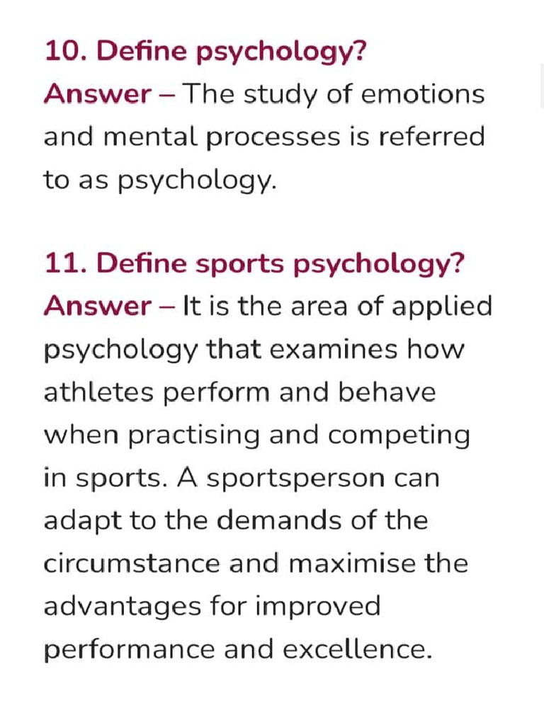 Class - 11 Unit - 9 Short Ques - Ans | PDF